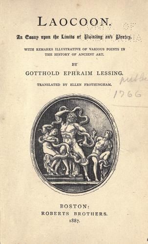 Laocoon - Gotthold Ephraim Lessing - SensCritique