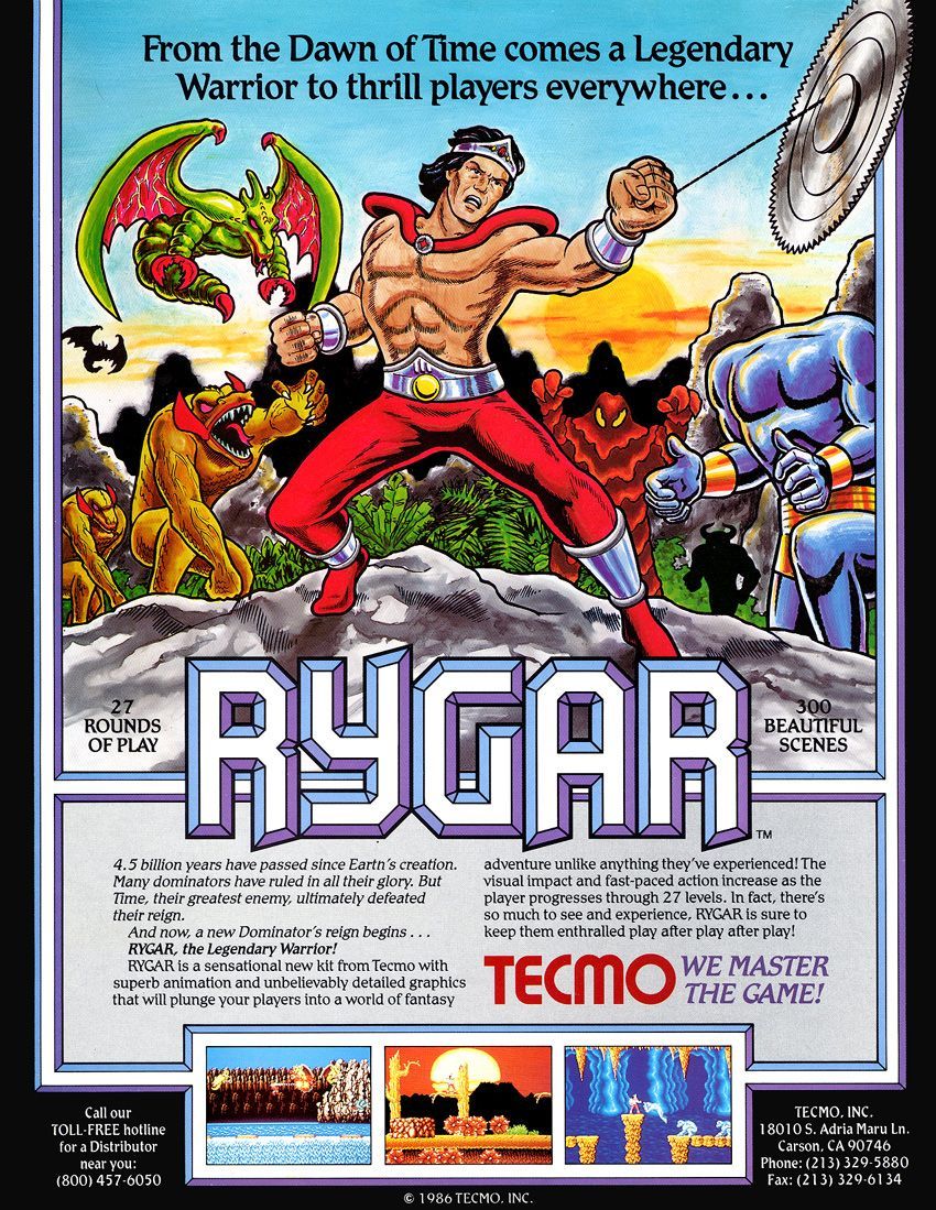 Rygar (1986) - Jeu vidéo - SensCritique