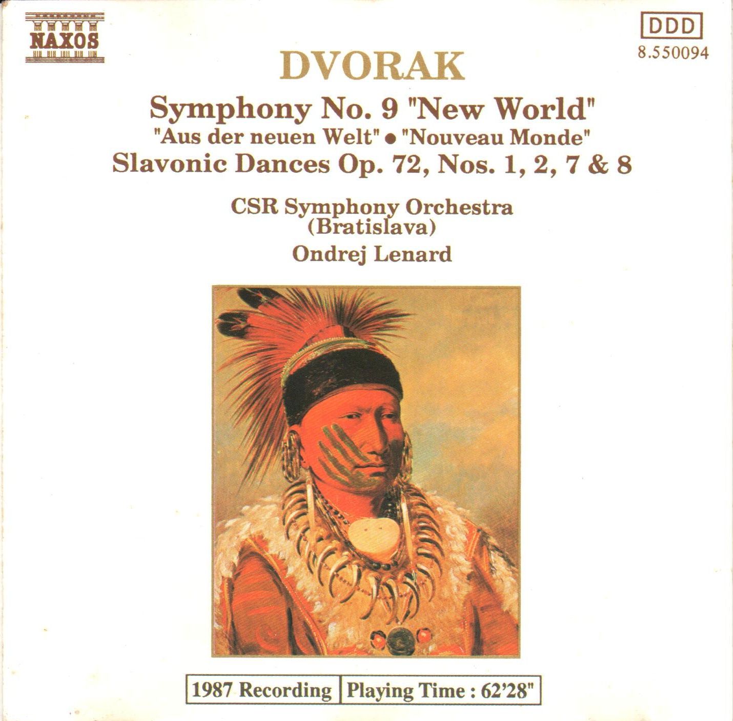 Symphony no. 9 “New World” / Slavonic Dances, op. 72 nos. 1, 2, 7...