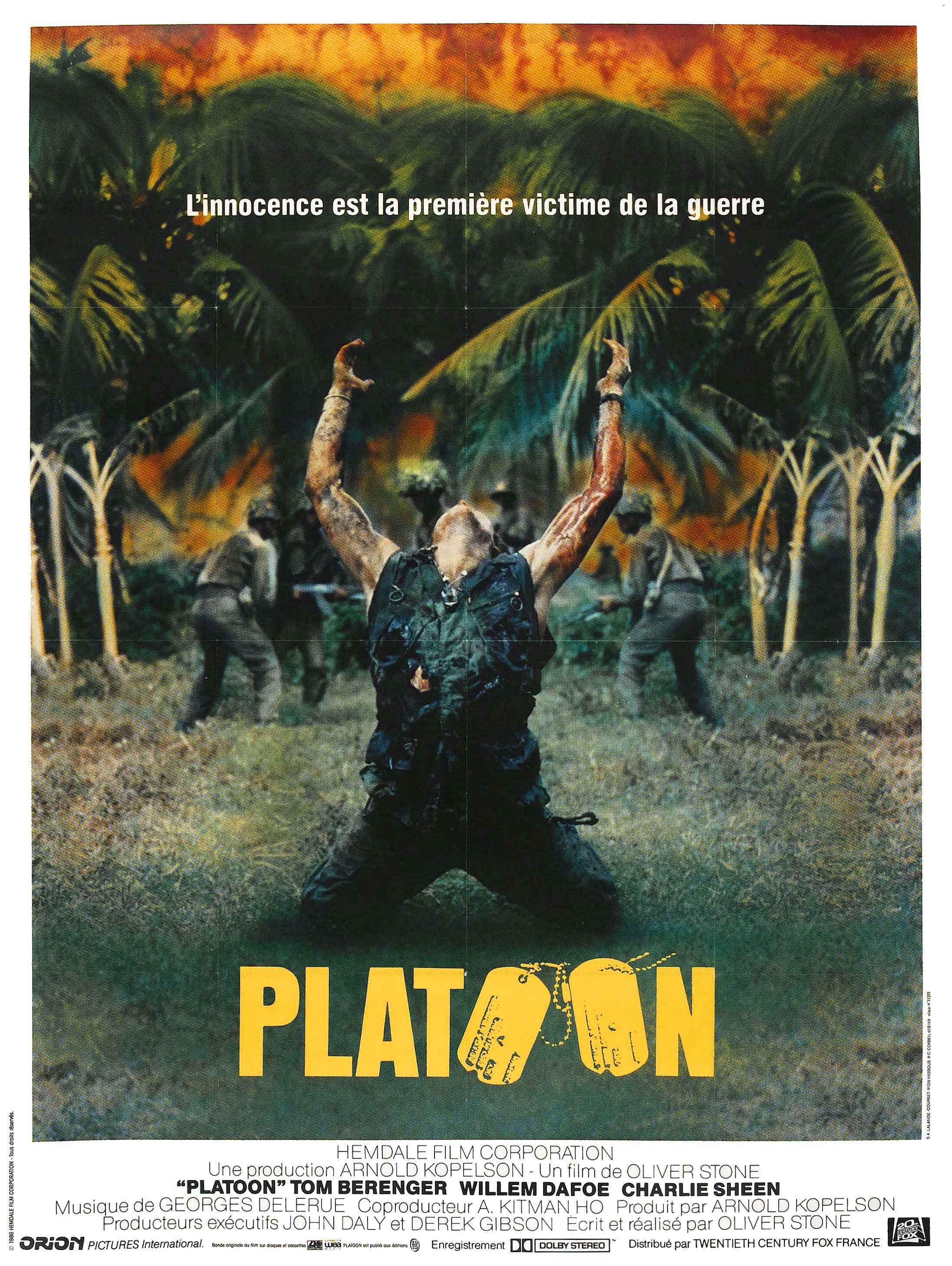 Affiches, posters et images de Platoon (1986) - SensCritique