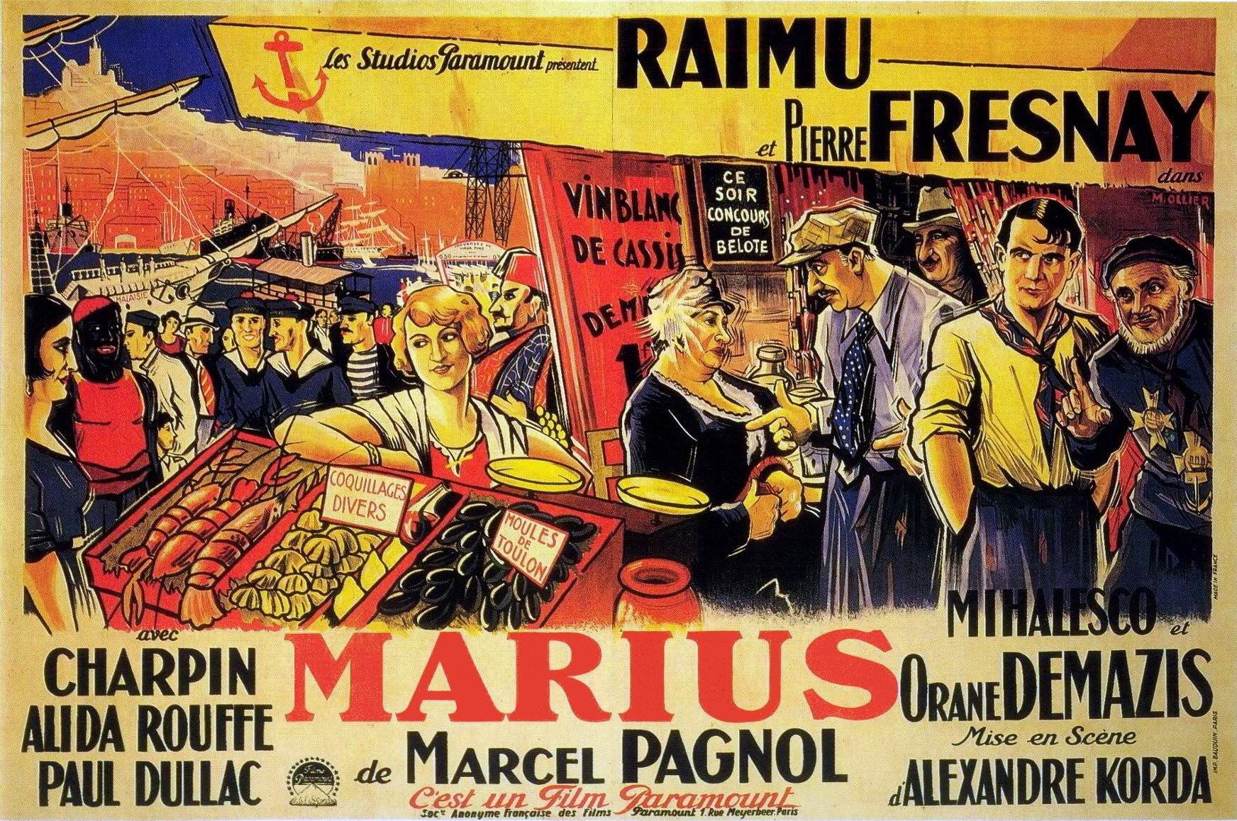 Affiches, posters et images de Marius (1931) - SensCritique