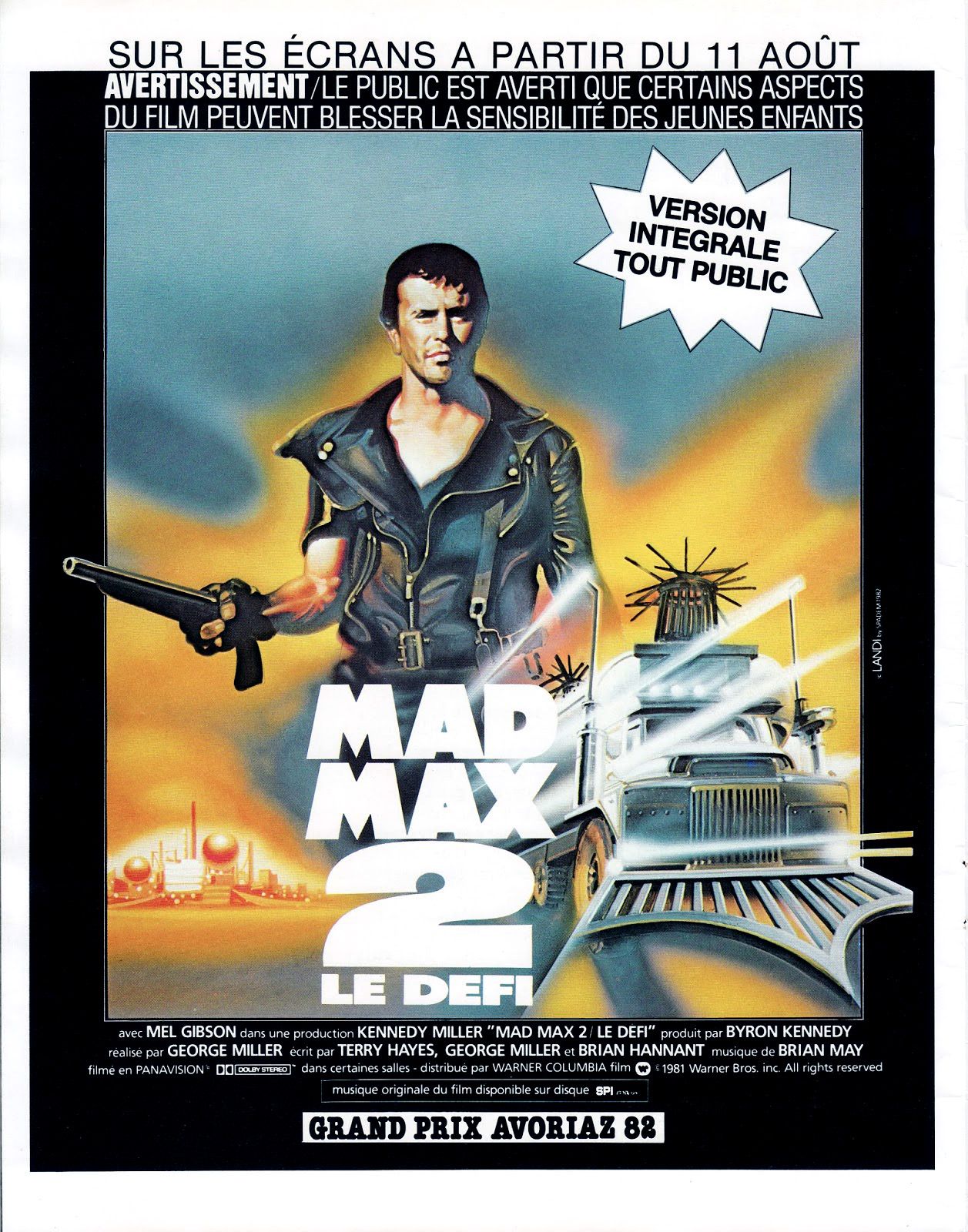 Affiches, posters et images de Mad Max 2 - Le Défi (1981) Affiches, posters et images de Mad Max 2 - Le Défi (1981)