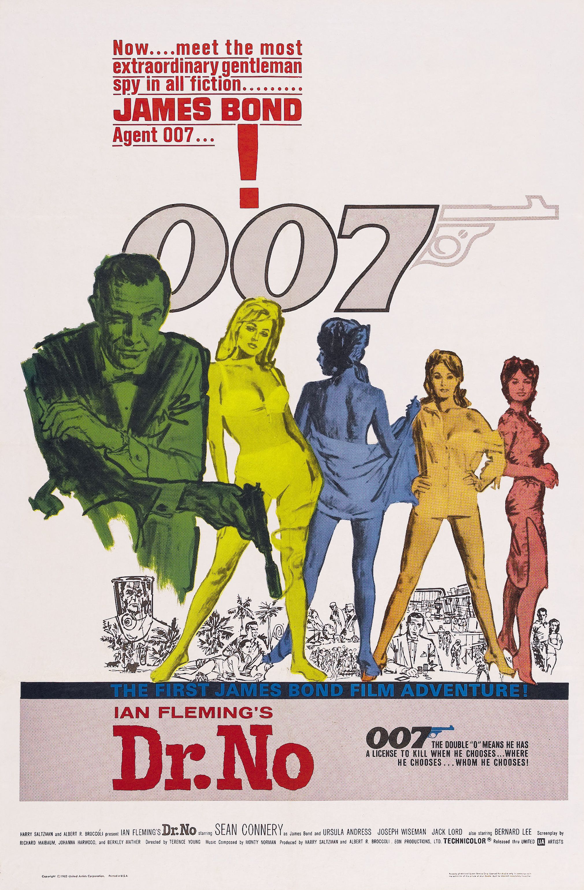 Affiches, posters et images de James Bond 007 contre Dr. No (1962)