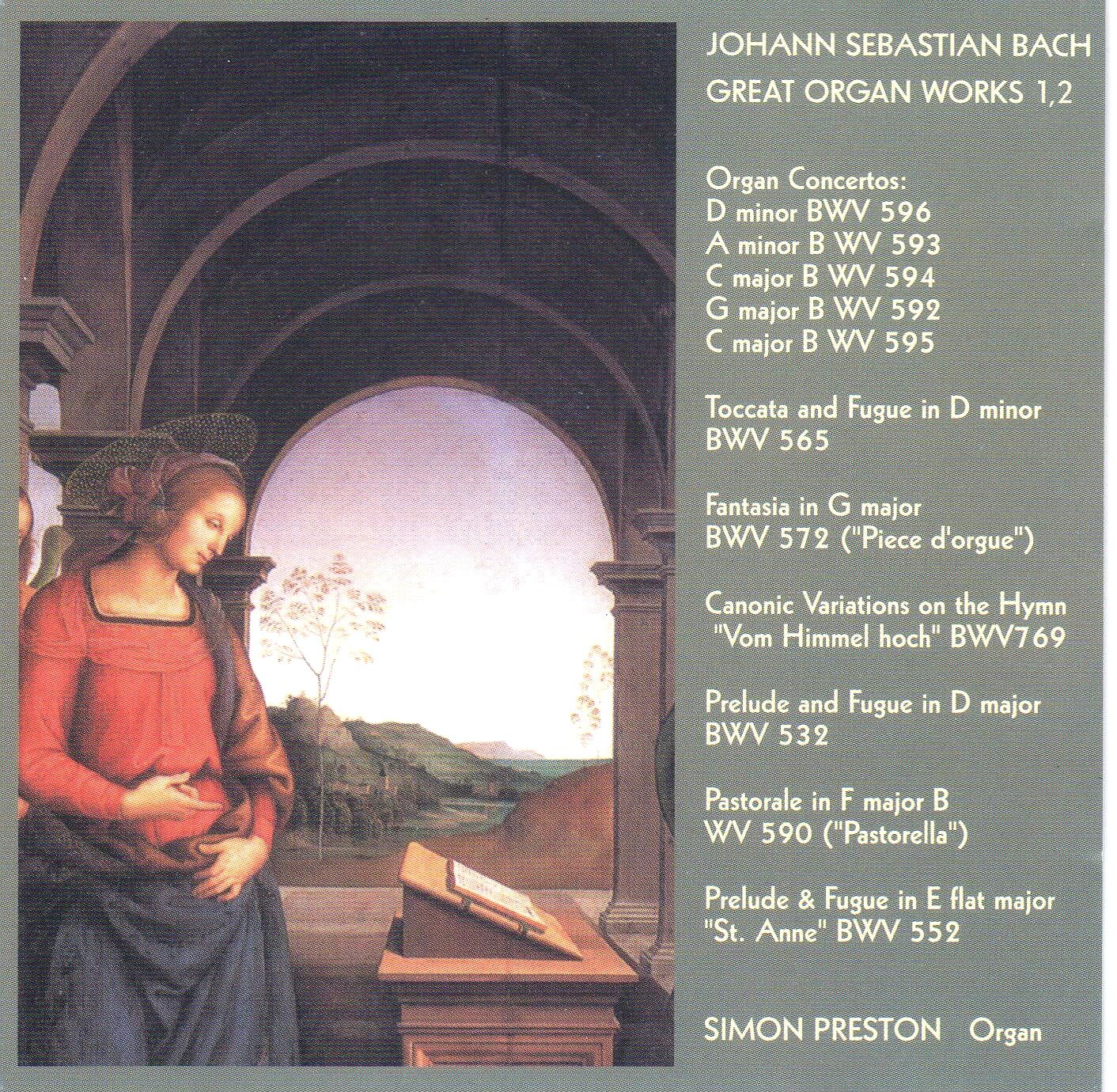 Organ Works - Johann Sebastian Bach et Simon Preston - SensCritique
