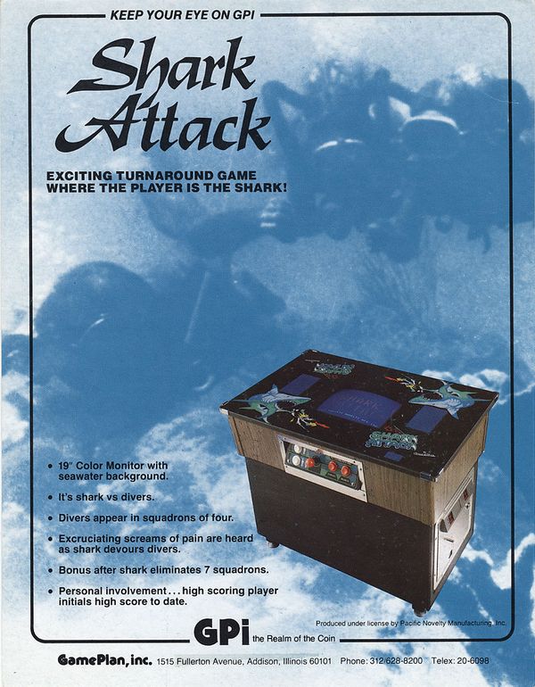 Shark Attack (1981) - Jeu vidéo - SensCritique