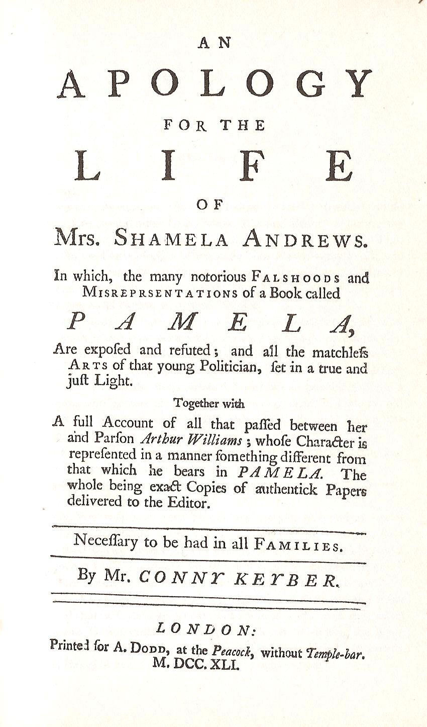 Shamela - Henry Fielding - SensCritique