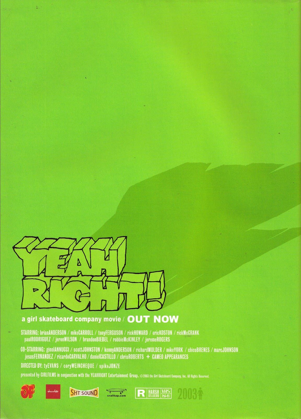 Yeah Right! - Film (2003) - SensCritique