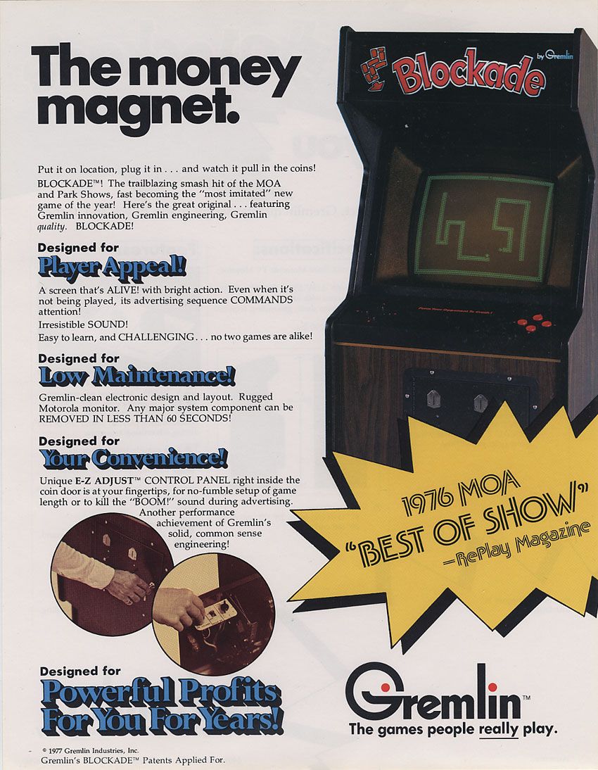 Blockade (1976) - Jeu vidéo - SensCritique