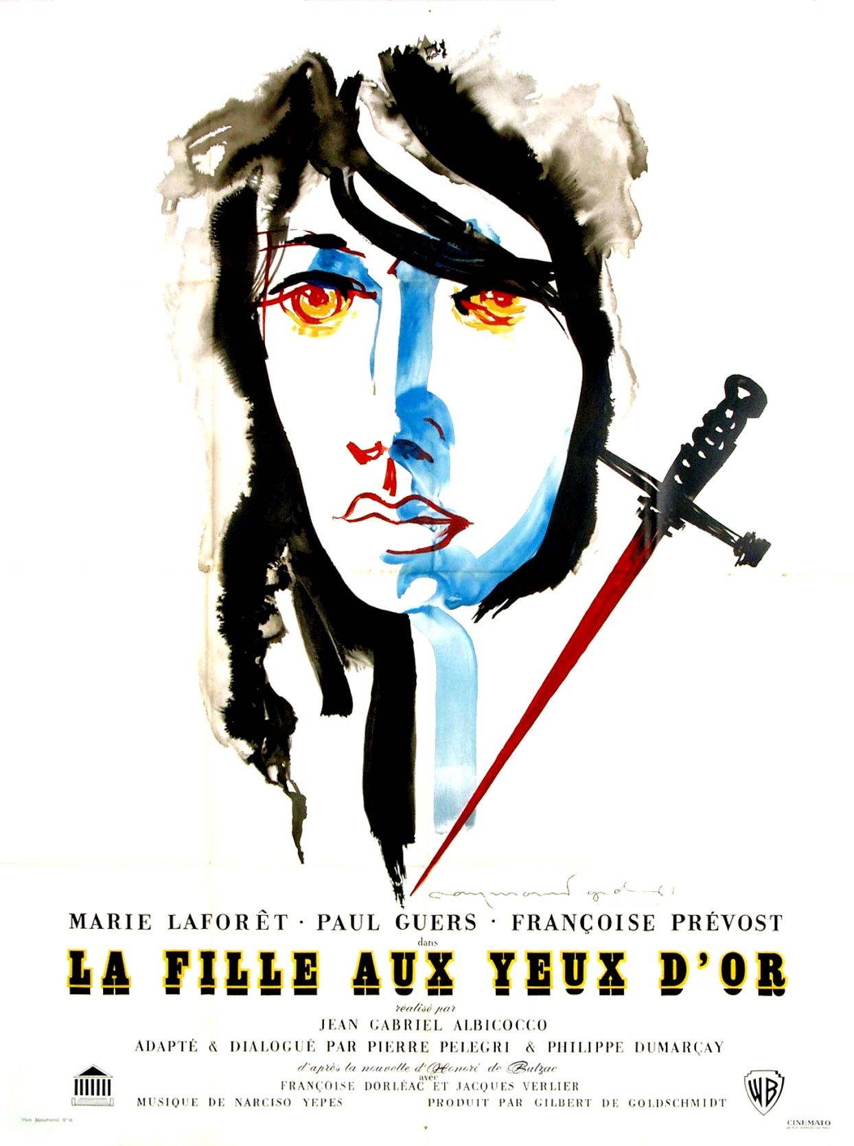 La Fille aux yeux d'or - Film (1961) - SensCritique