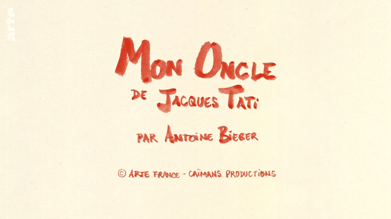 "Mon oncle" de Jacques Tati - Court-métrage d'animation (2018)