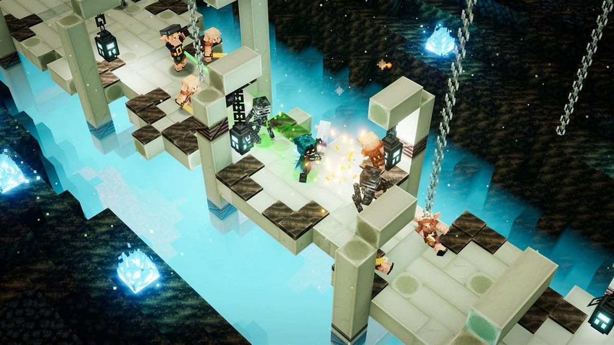 Minecraft: Dungeons - Flames of the Nether (2021) - Jeu vidéo