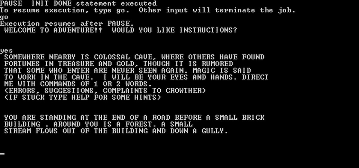 Colossal Cave Adventure (1976) - Jeu vidéo - SensCritique
