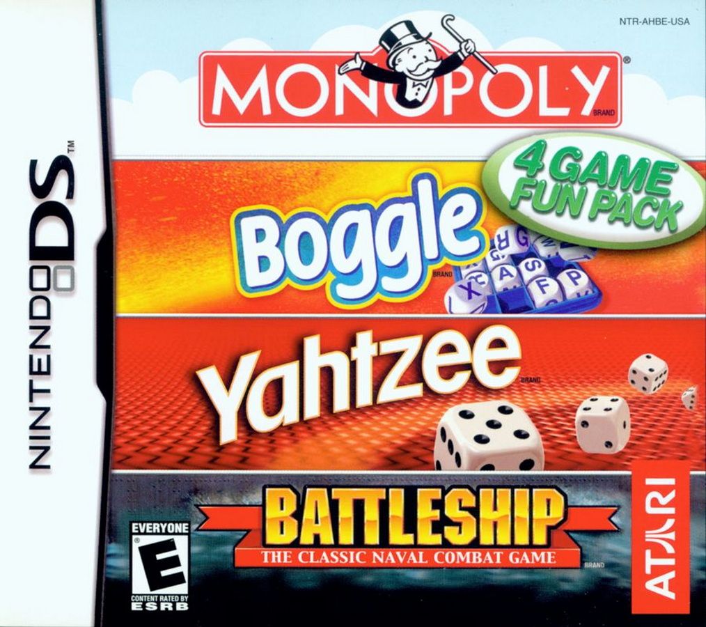 Images de 4 Game Fun Pack: Monopoly / Boggle / Yahtzee /... (2005)