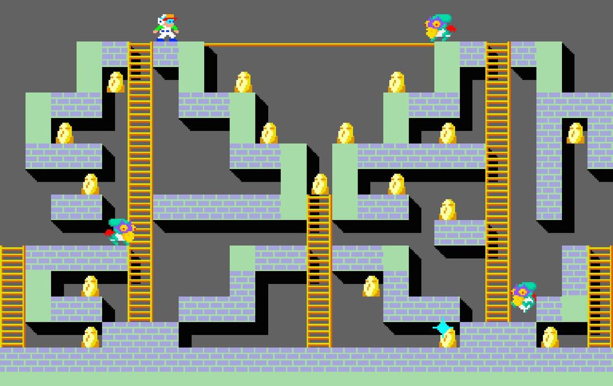 Lode Runner: Golden Labyrinth (1985) - Jeu vidéo - SensCritique